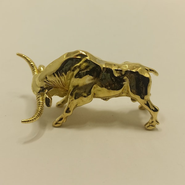 Brass Bull - Etsy