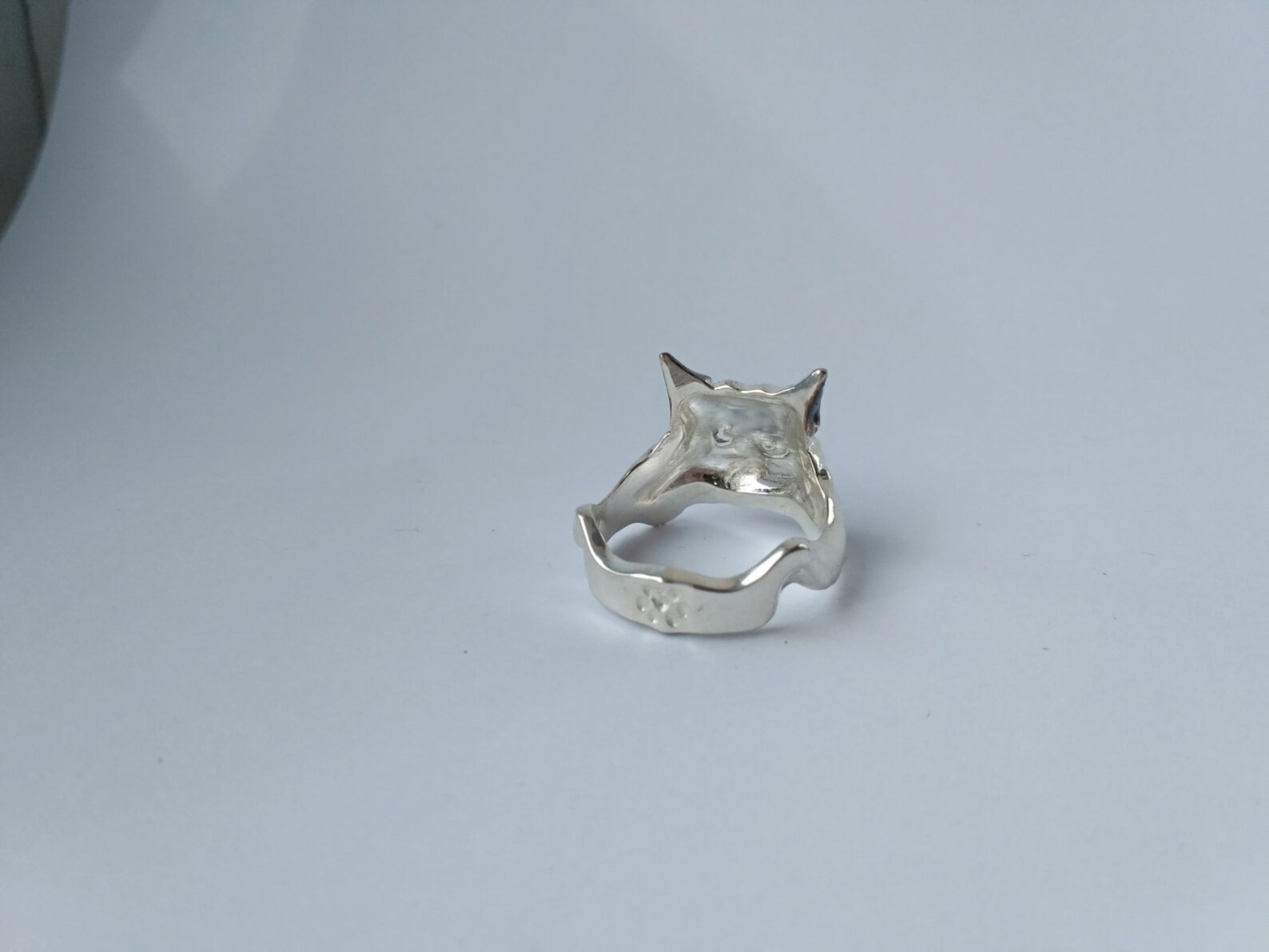 Cat Ring Silver 925 Jewellery. Grumpy Cat. Handmade Ring. - Etsy