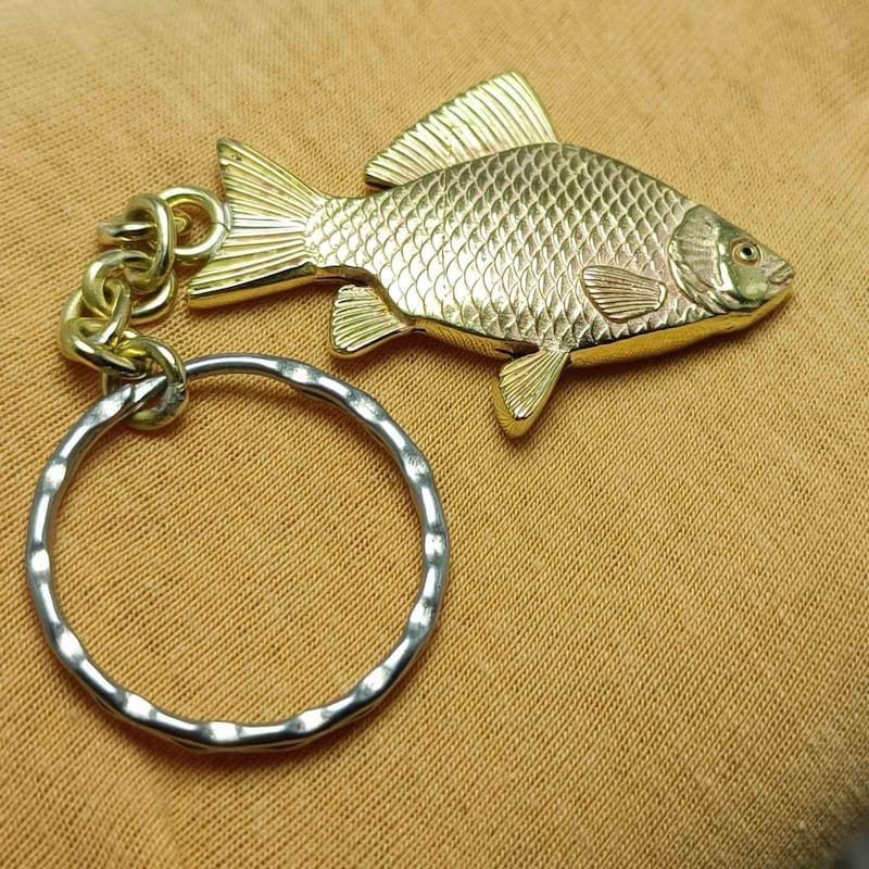 Brass Keychain - Etsy