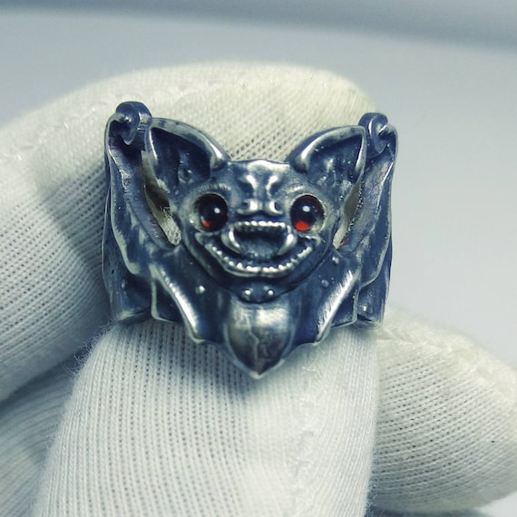 Bat Ring Animal Cute Jewelry Bats.flittermouse. - Etsy