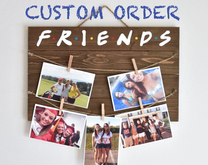 Custom Friends TV Show Picture/polaroid Hanging Board - Etsy