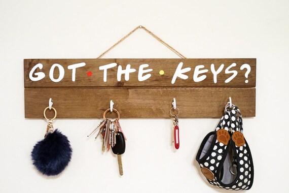 Friends TV Show got the Keys Key Holder Board - Etsy