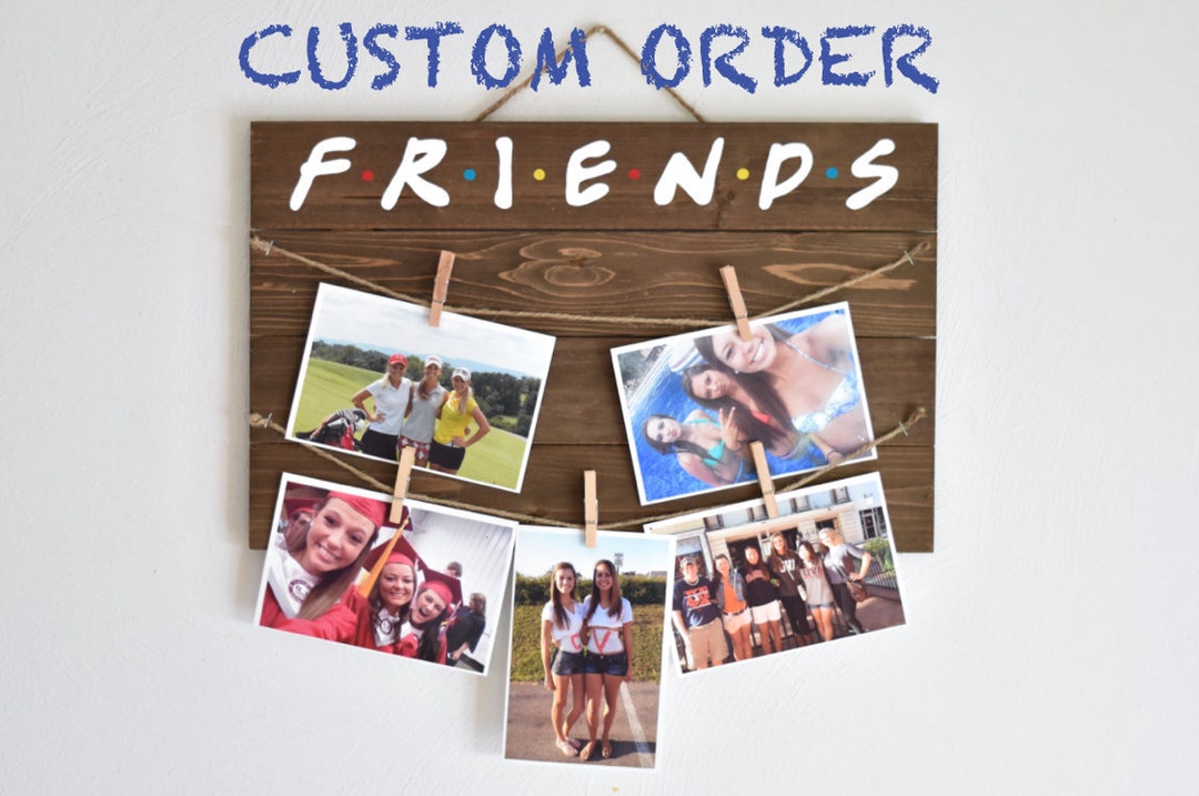 Custom Friends TV Show Picture/polaroid Hanging Board - Etsy