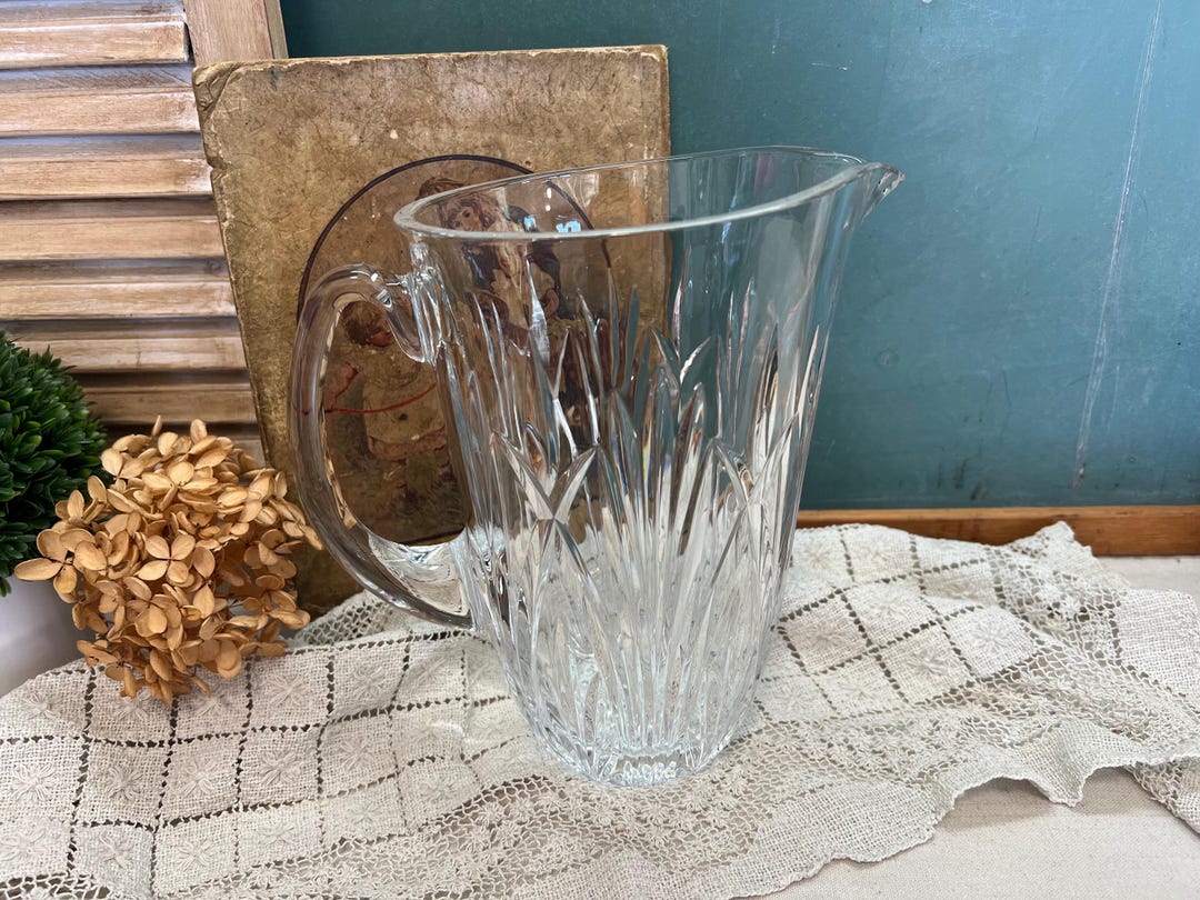 Royal Limited Crystal Pitcher 24% Full Lead Crystal - Etsy