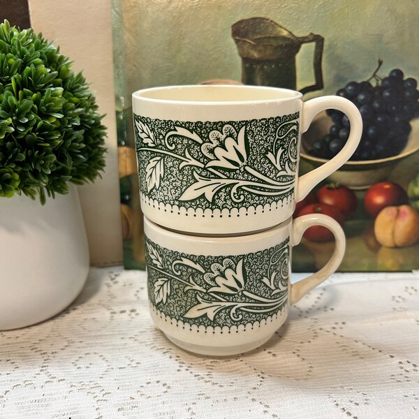 Transferware Teacup - Etsy