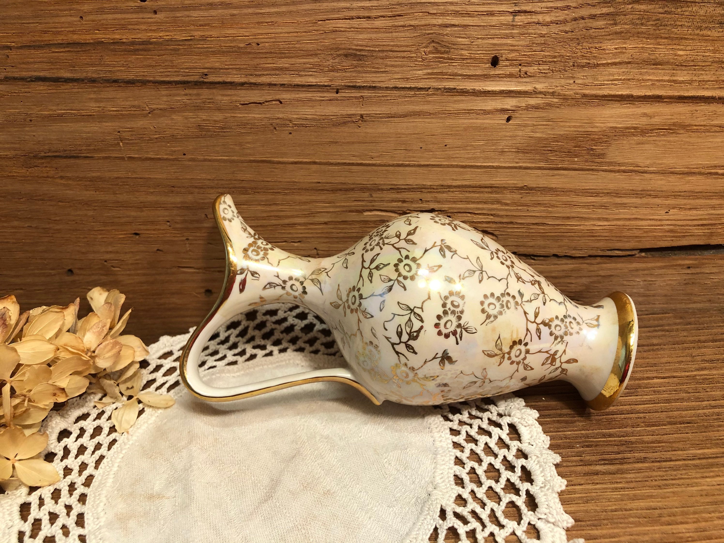 Swiss Vase Ottlinger Sevelen Geneve Gold Rimmed - Etsy