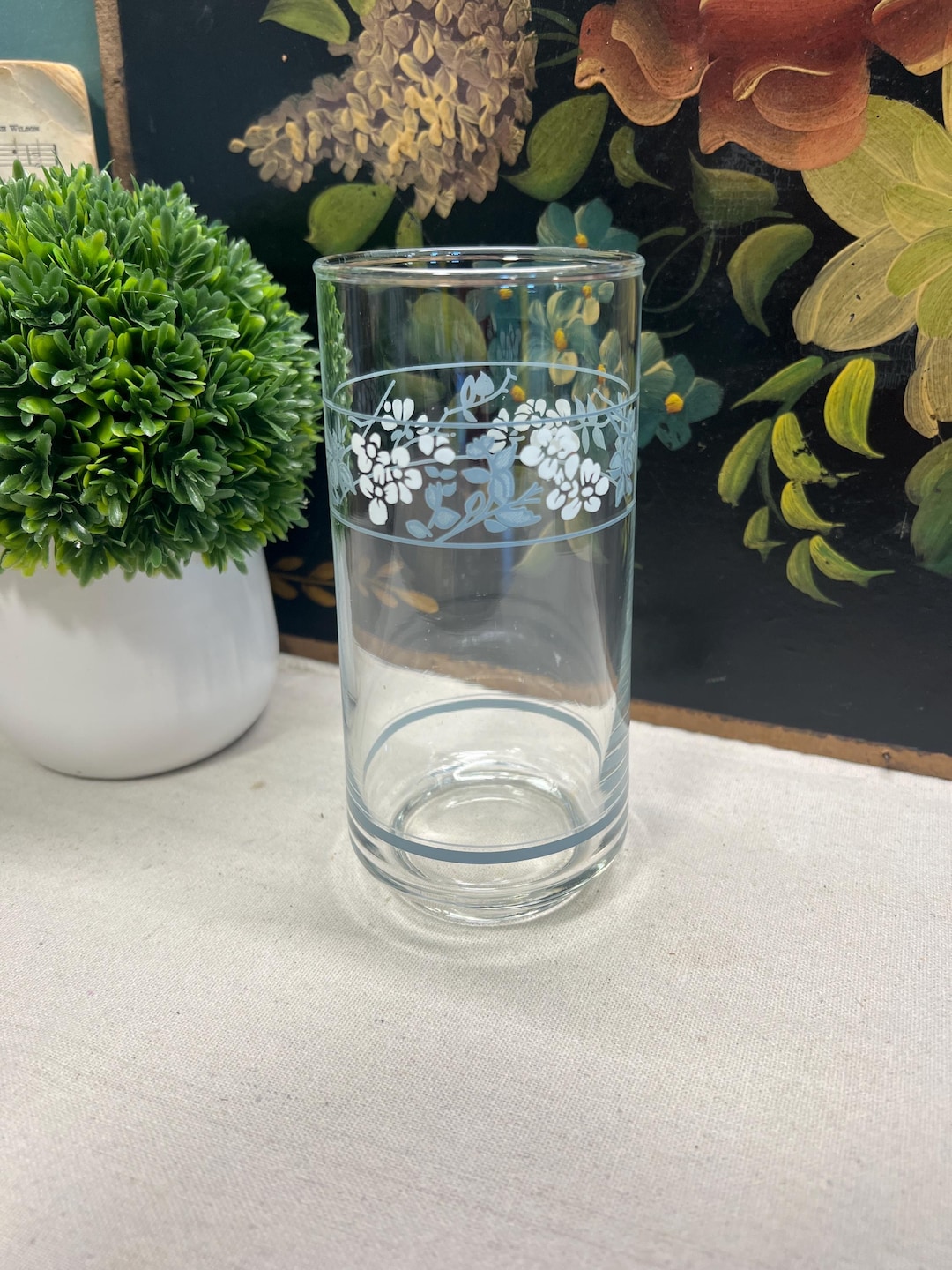 Corelle First of Spring Tumbler Blue Floral 12 Ounce - Etsy