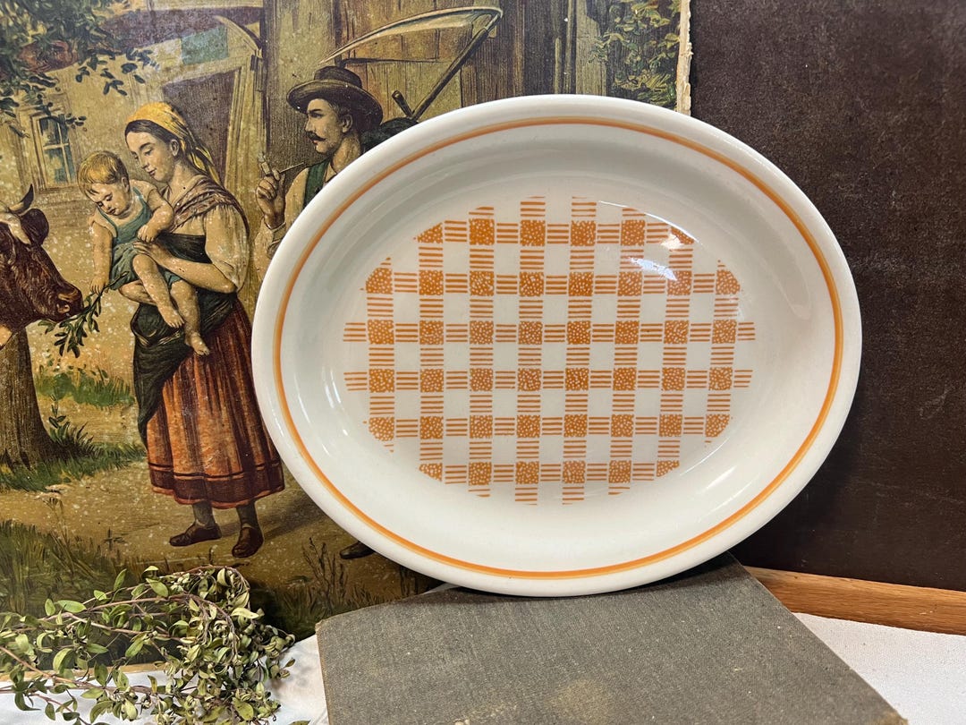 Shenango China Restaurant Ware Platter Plaid - Etsy
