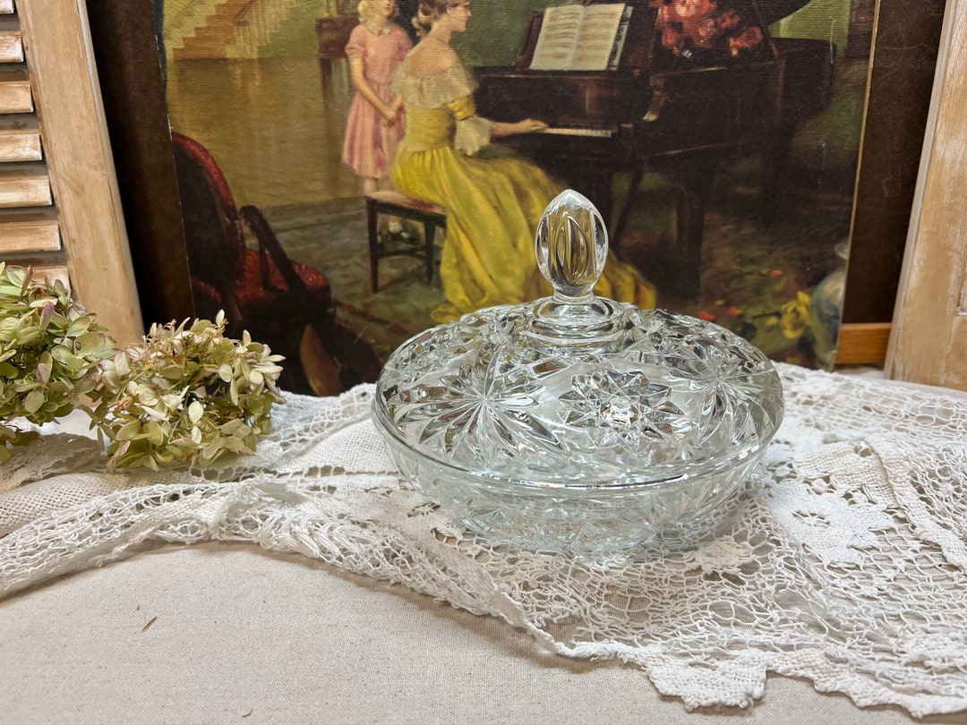 Star of David Candy Dish Anchor Hocking EAPC Large - Etsy