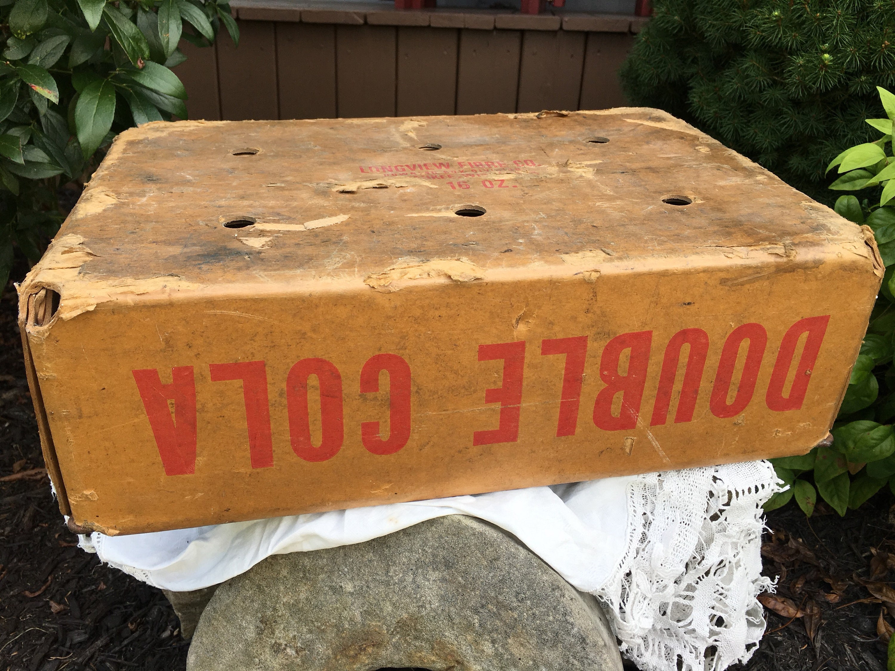 Double Cola Crate Cardboard Kewaunee Bottling Co Wisconsin | Etsy