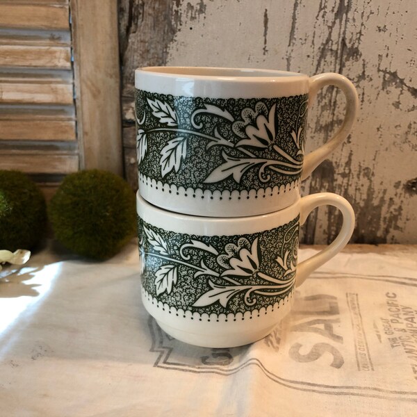 Green Transferware - Etsy