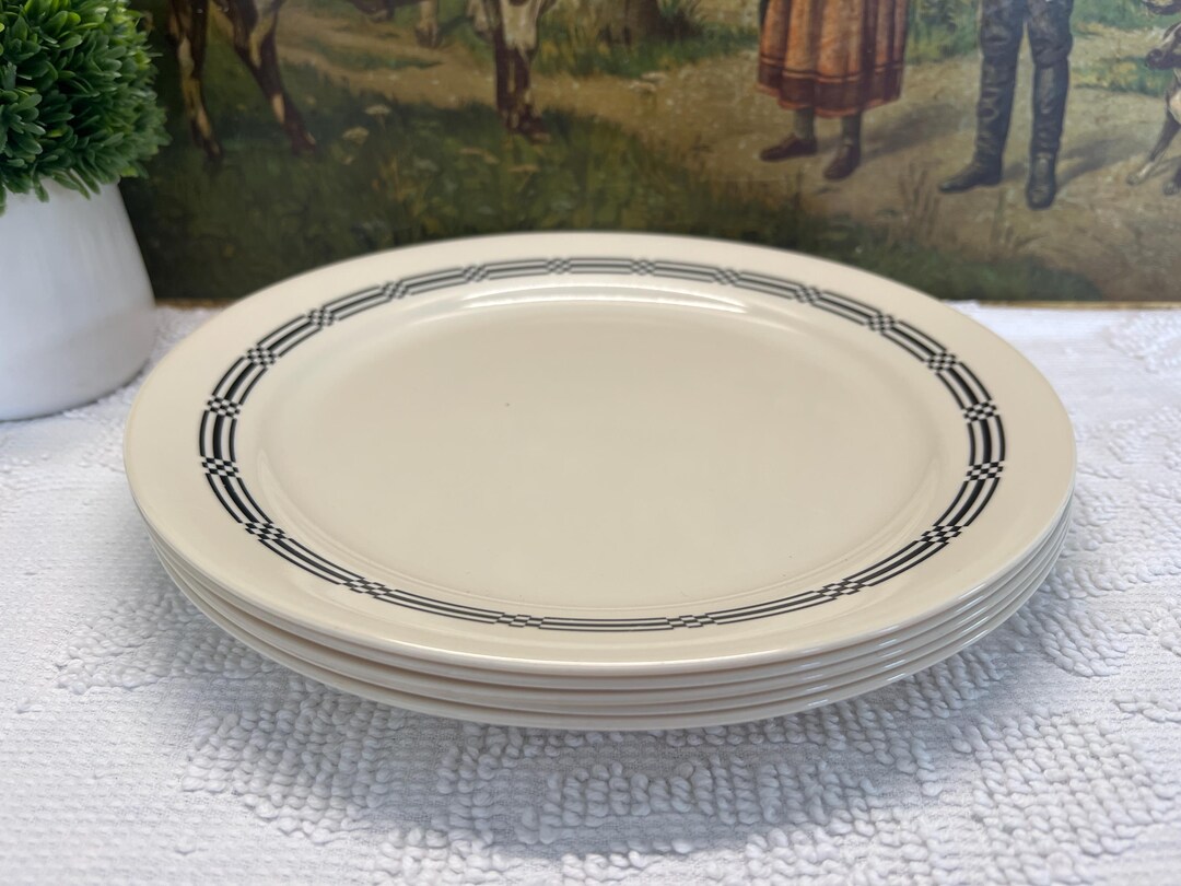 Rare Corelle Prism Pattern Plates Set of Five - Etsy