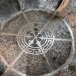 Homan Plate on Nickel Silver Pedestal Hammered Bowl USA - Etsy