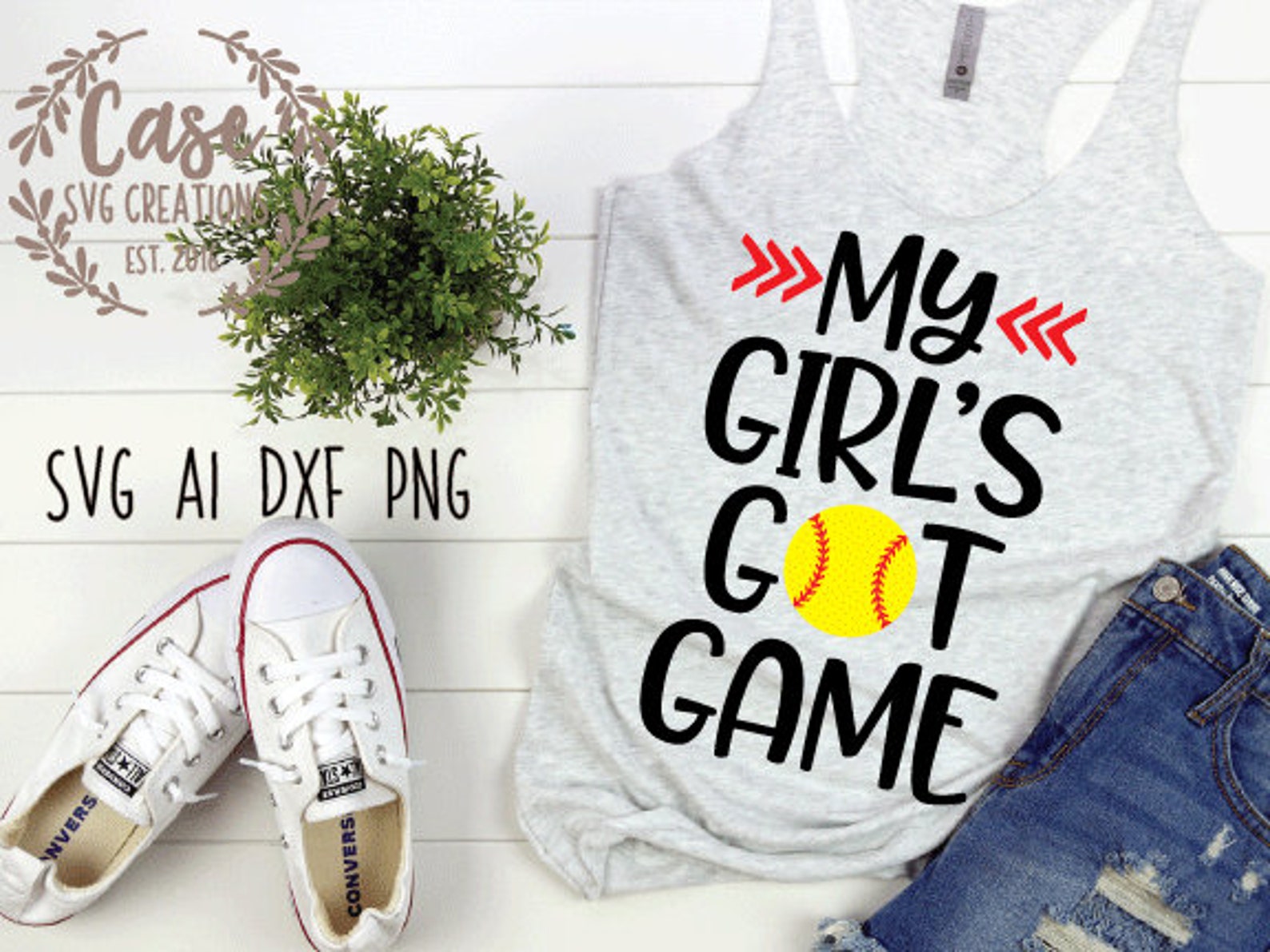 Softball SVG File SVG Files for Cricut DXF Files for Cameo - Etsy