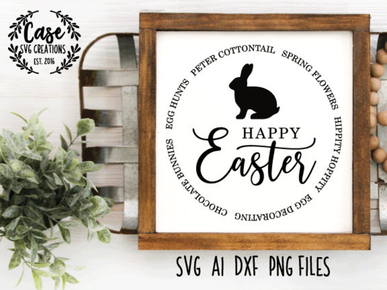 Happy Easter SVG Files for Cricut Dxf Ai and Printable PNG | Etsy