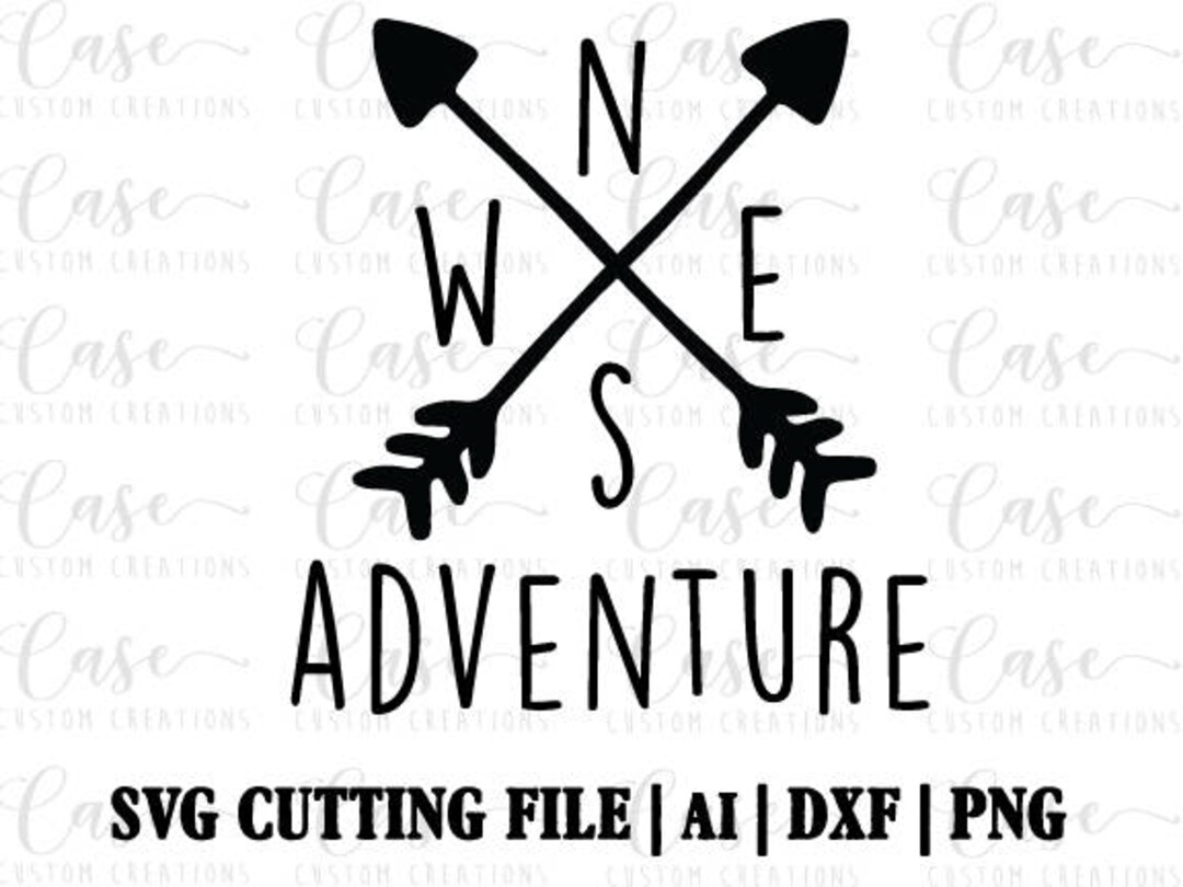 Adventure SVG Cutting File AI Dxf and PNG Instant Download - Etsy
