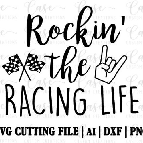 Race Life Flags svg Png Dxf Jpg Use With Silhouette | Etsy