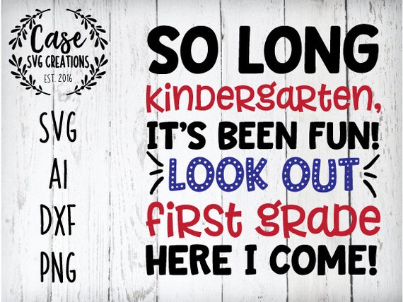 Scrapbooking 7th Grader Ai Dxf and Printable PNG Files School's Out So ...