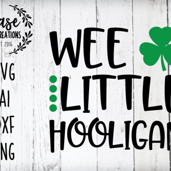 Wee Little Hooligan Svg Png - Etsy