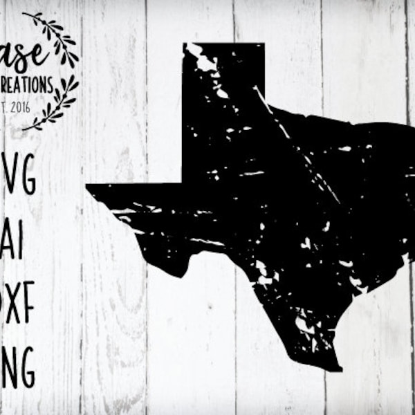 Distressed Texas Svg - Etsy