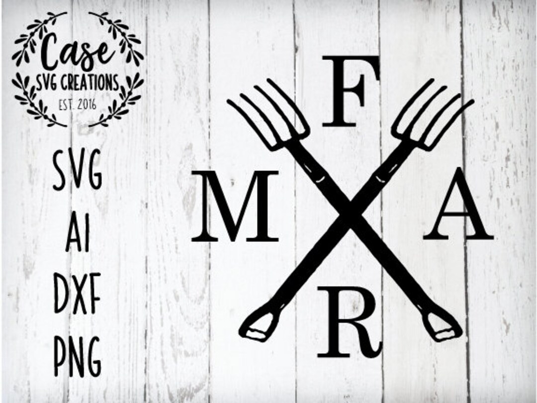 Farm Forks SVG Cutting File AI Dxf and Printable PNG Files - Etsy Hong Kong