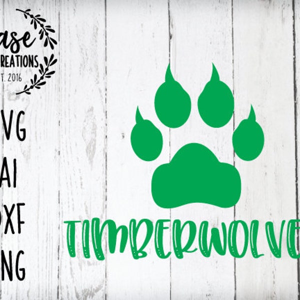 Timberwolves Timberwolves Svg - Etsy