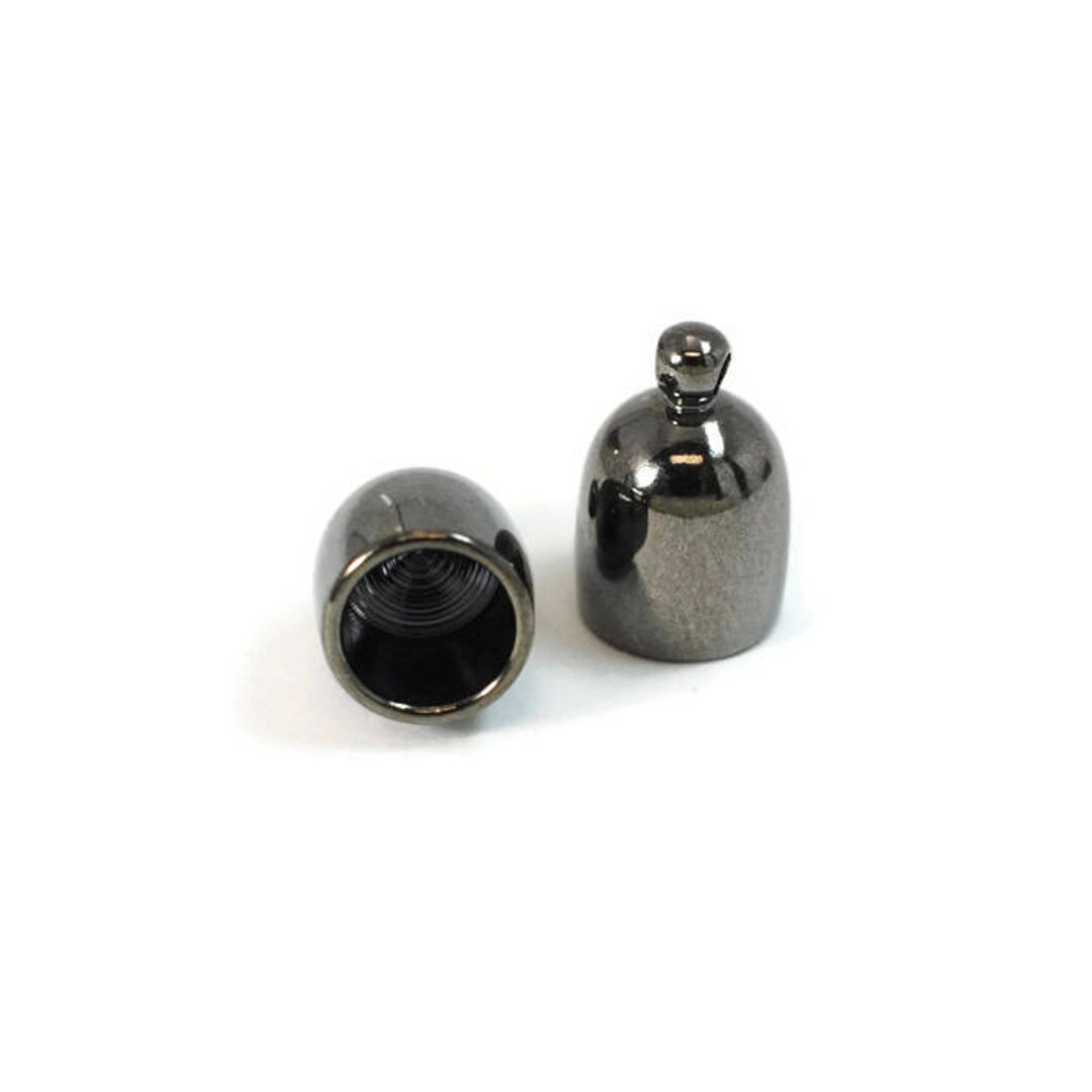 6mm Bullet End Cap / Black Oxide / Gun Metal / 4 Pieces / FND006GM - Etsy
