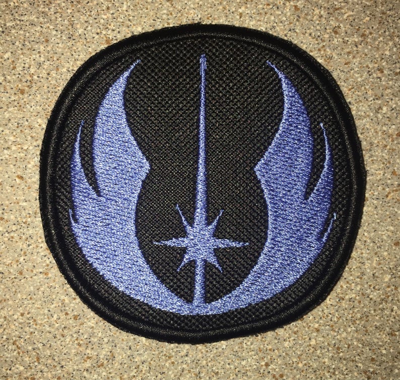 Star Wars Jedi Order Symbol Embroidered Sew on Patch - Etsy
