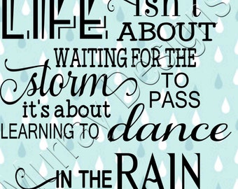 Dance in the Rain - Etsy