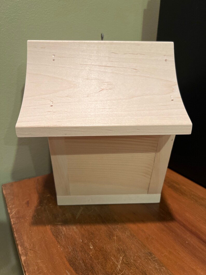 Handmade Wooden Birdhouse Craft Project to Paint Sturdy - Etsy