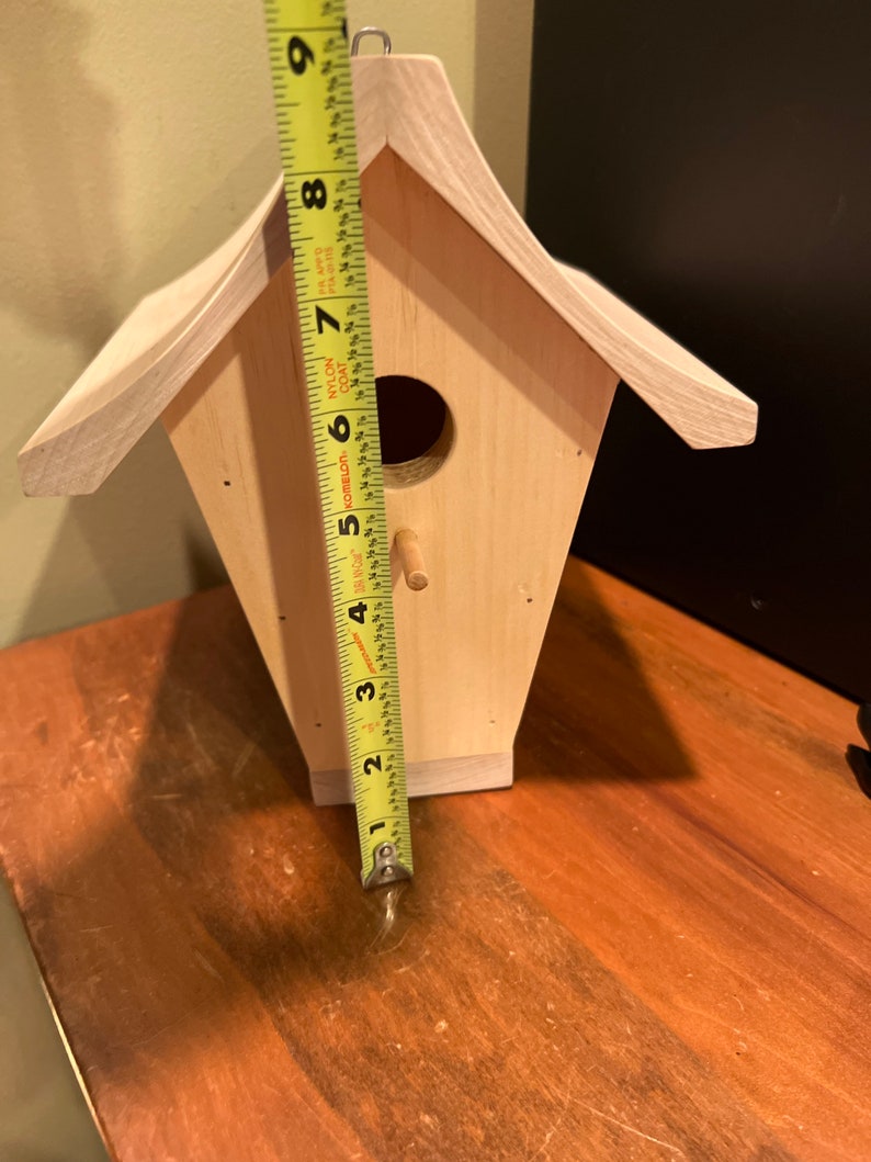 Handmade Wooden Birdhouse Craft Project to Paint Sturdy - Etsy