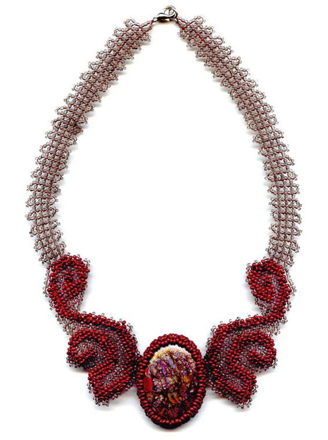 Pattern Seed Beaded Necklace Detailed Tutorial Instructions - Etsy