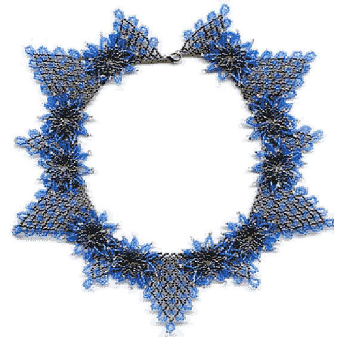 Beading Pattern Seed Beads Beaded Flower Necklace Instructions Beading ...