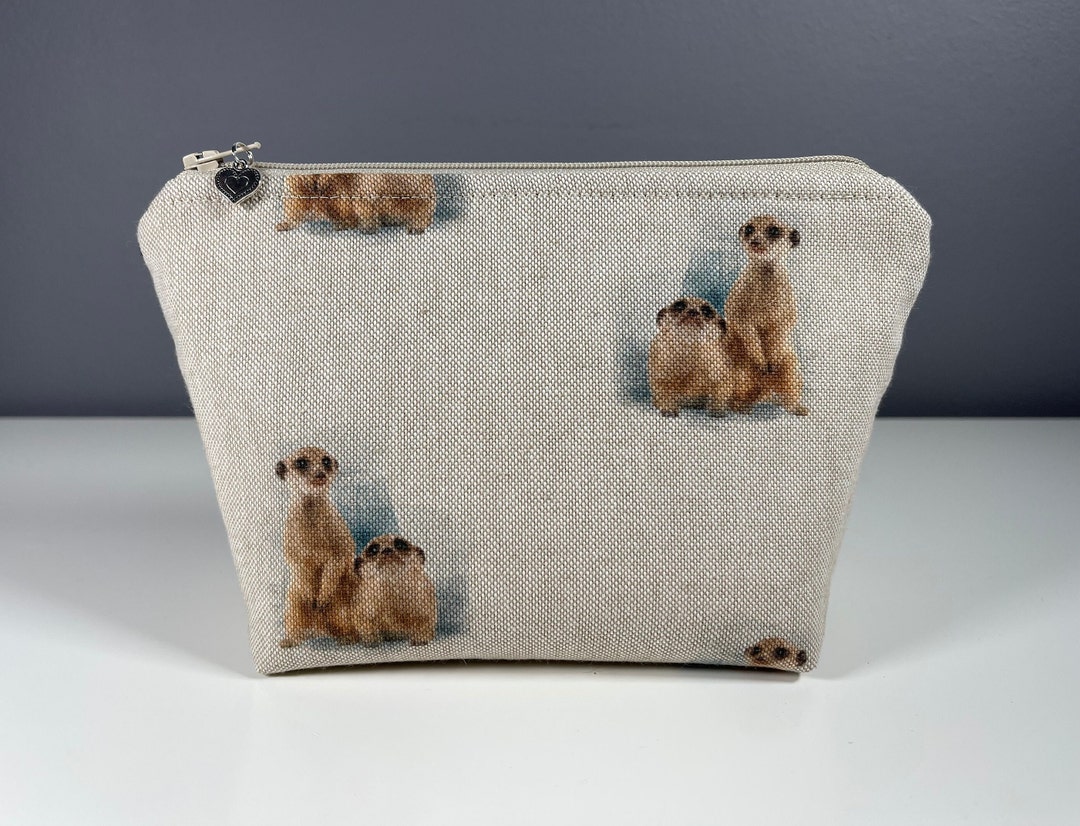 Meerkat Cosmetics Bag / Make-up Bag - Etsy