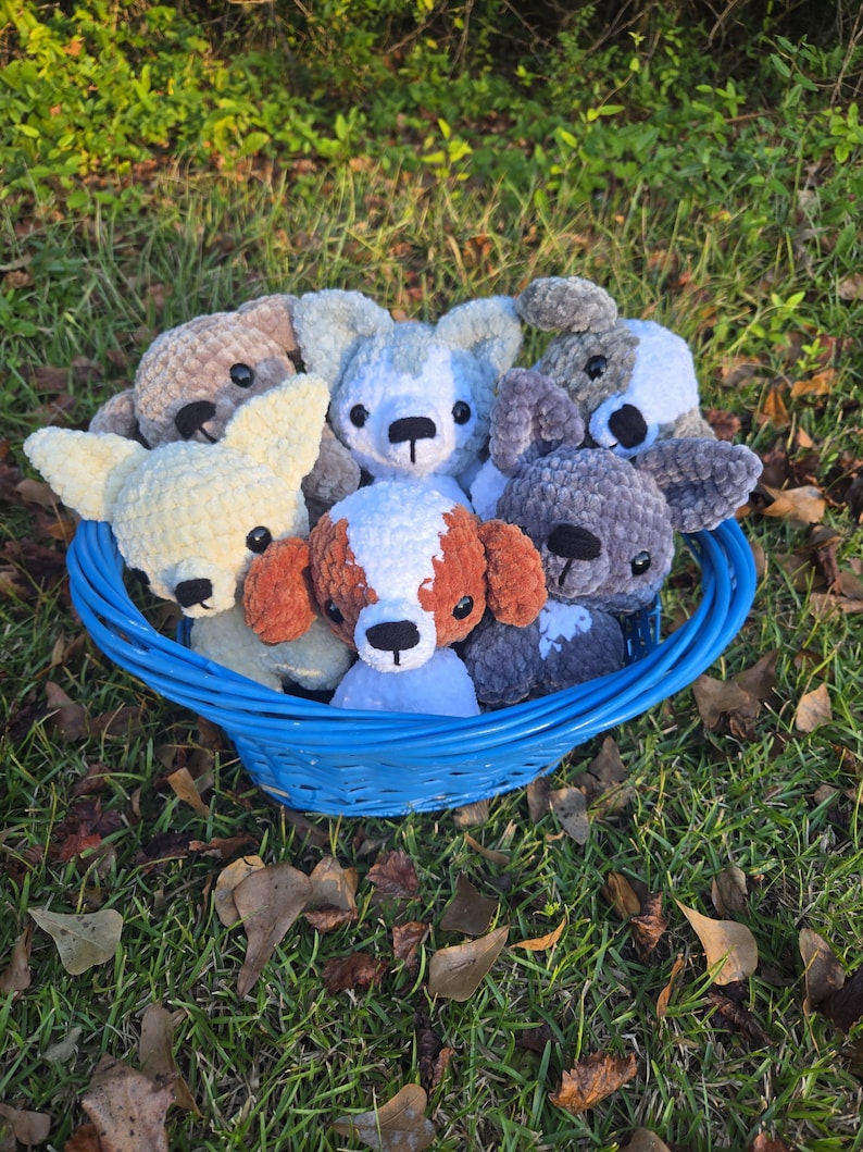 Shih Tzu Dog Crochet Amigurumi: Handmade Plush, Weighted Puppy Pal - Etsy
