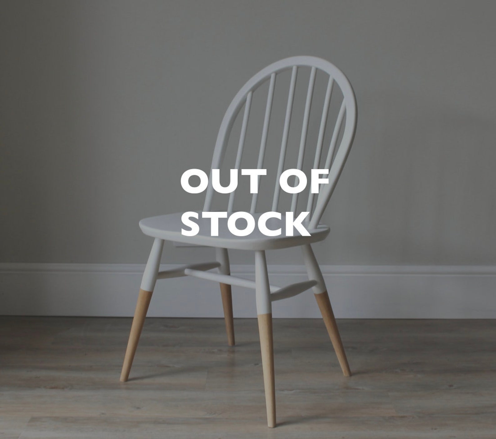 Ercol Hoop Back Windsor Chair White - Etsy