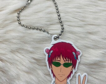 Saiki Kusuo Keychain - Etsy
