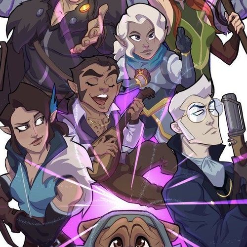 Limited Edition Critical Role Vox Machina Metallic Premium - Etsy
