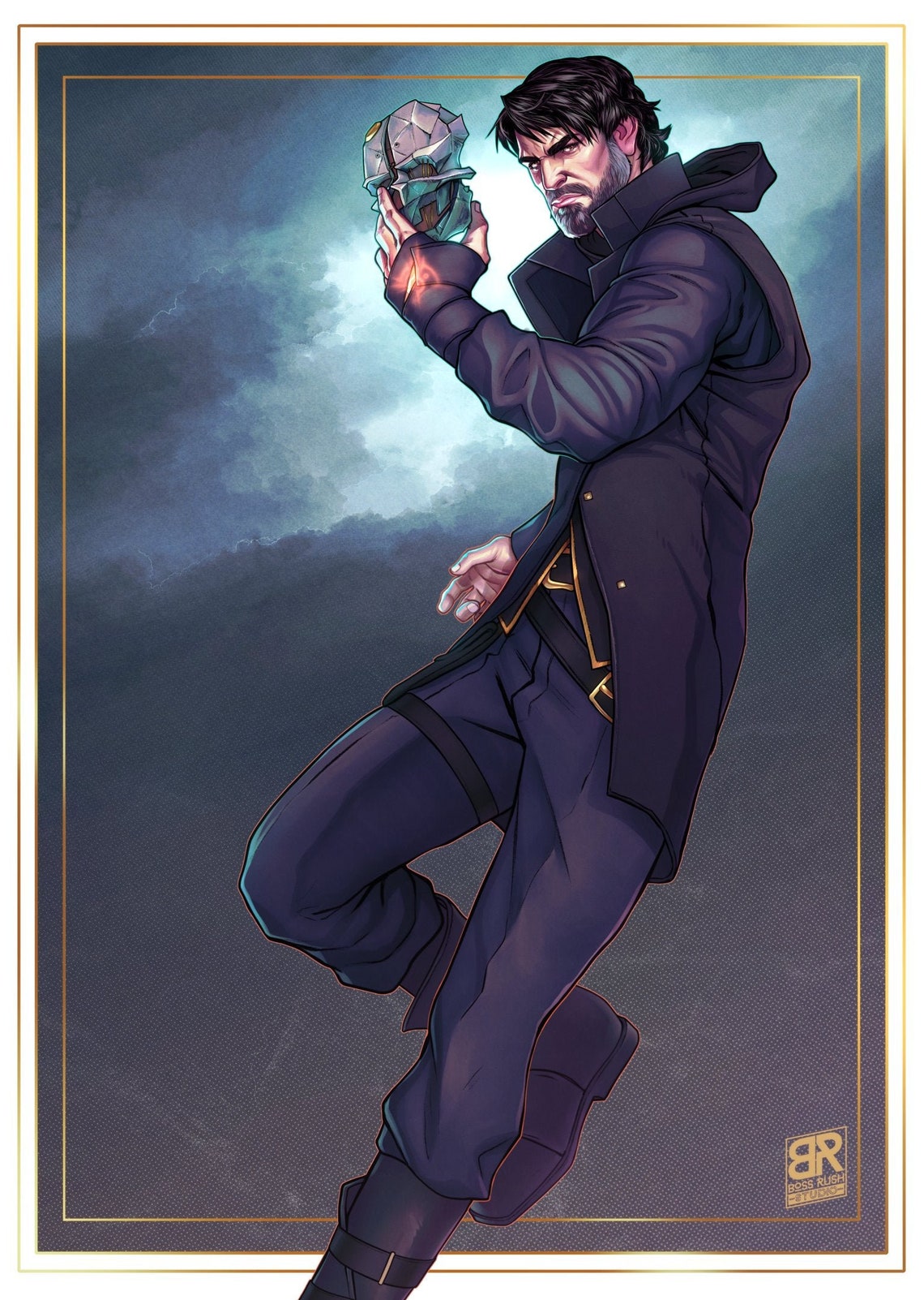 Regular A4 LIMITED EDITION Corvo Art Print | Etsy
