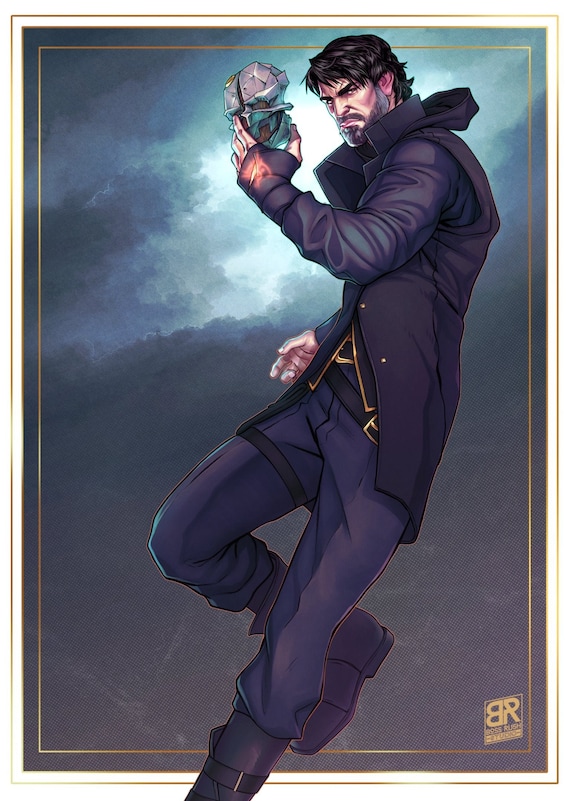 Regular A4 LIMITED EDITION Corvo Art Print | Etsy