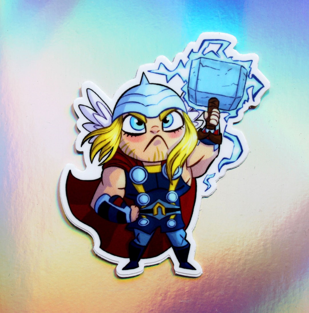 Thor Vinyl Sticker - Etsy
