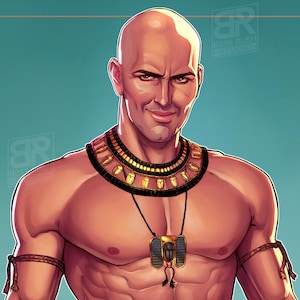LIMITED EDITION Sparkly Metallic Imhotep the Mummy - Art Print Poster ...