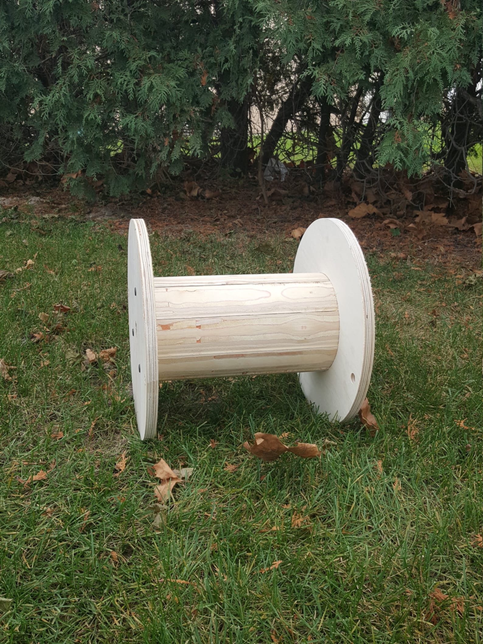 Wooden Wire Spool 16" Diameter Top 15 1/4" Height - Etsy