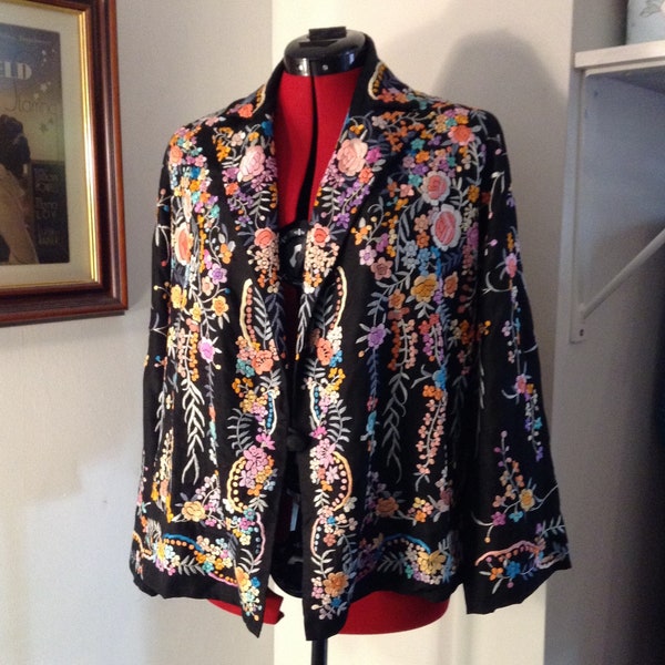 Silk Jacket - Etsy