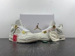 Jordan 4 Sail/metallic Gold for Men and Women - Etsy