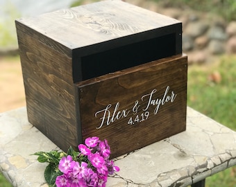 Rustic Wedding Card Box - Etsy