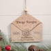 Letter to Santa Envelope Ornament, Children's Christmas Ornament ...