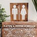 Mini Bathroom Sign, Small Bathroom Sign, Funny Bathroom Sign, Bathroom ...