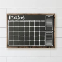 Chalkboard Calendar - Etsy