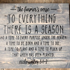 The Farmers Verse Sign, Bible Verse Sign, God Made a Farmer ...